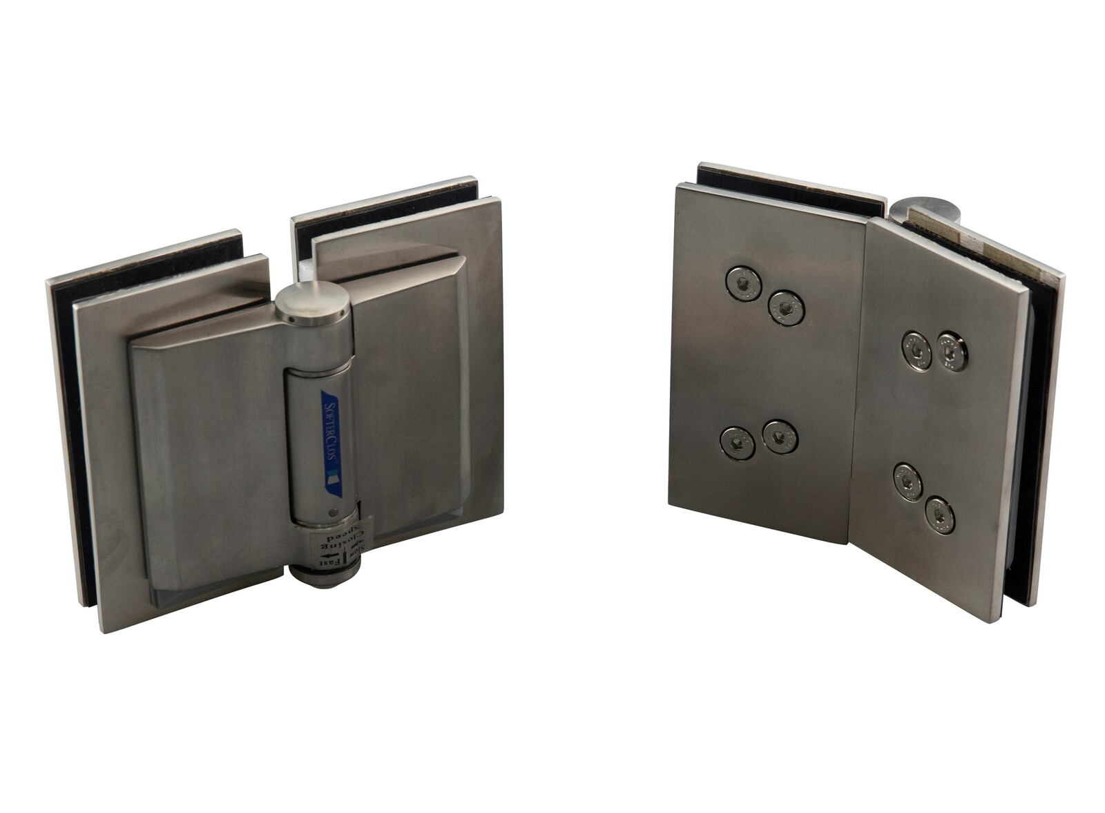 Glass Gate Fittings Hydraulic Hinges Satin