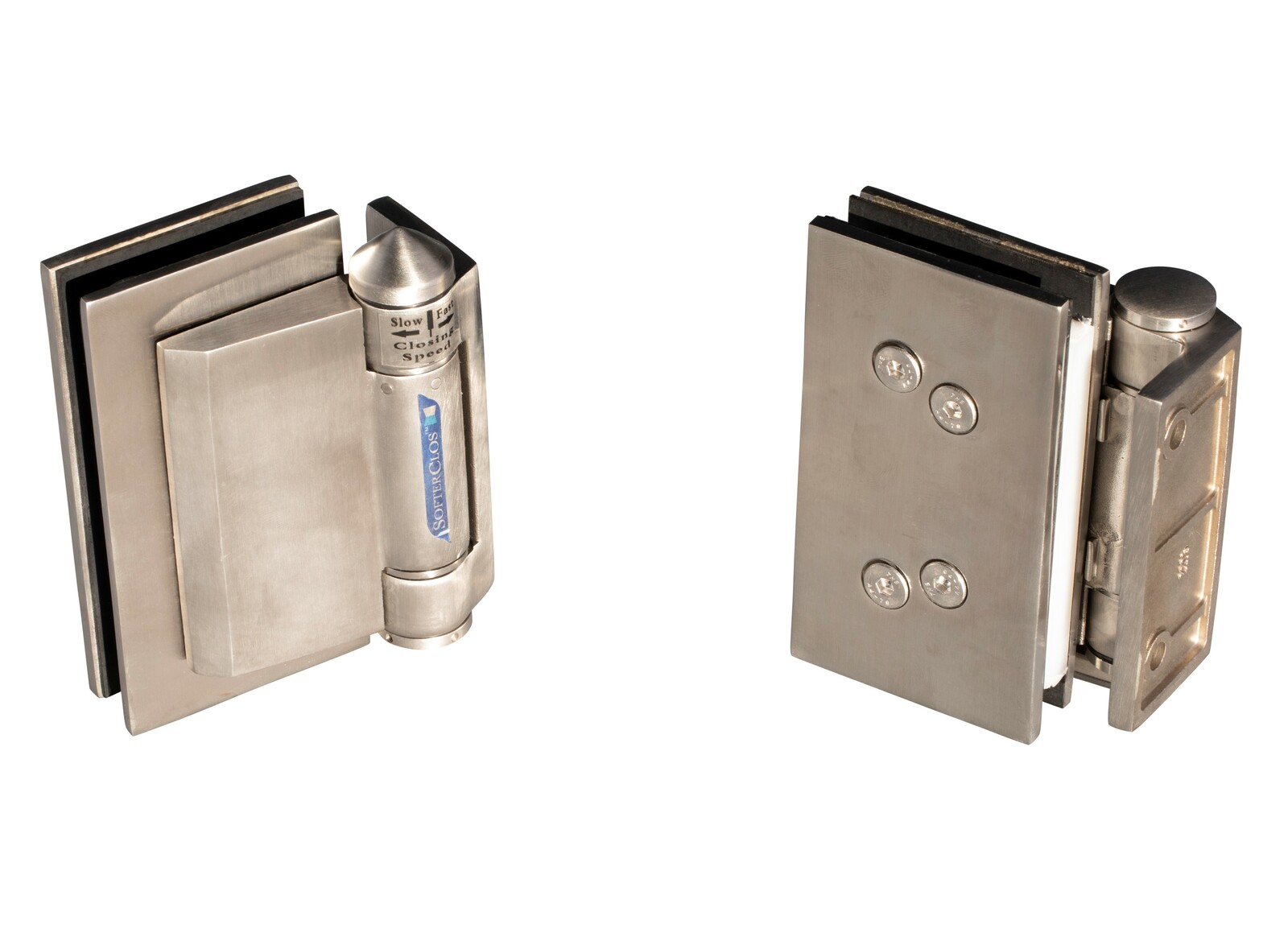 Glass Gate Fittings Hydraulic Hinges Satin